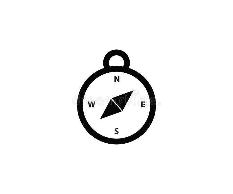 Compass Symbol Navigatation Device Icon Stock Vector - Illustration of ...