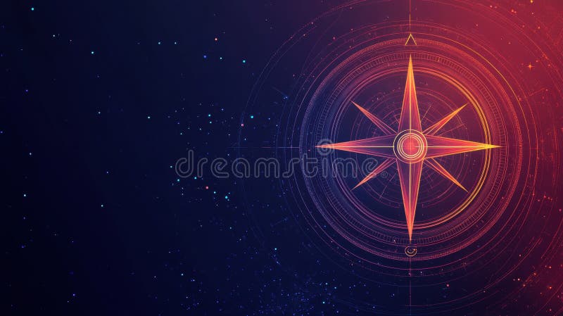 A Compass Symbolizing Ethical Guidance Points Towards Justice and ...