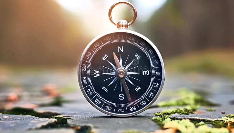 Compass Symbolizing Guidance and Direction Stock Illustration ...