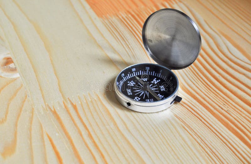 The compass on table. stock image. Image of advice, north - 47742601