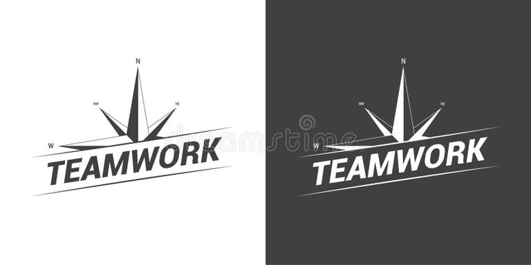Teamwork Compass Image Stock Illustrations – 1,440 Teamwork Compass ...