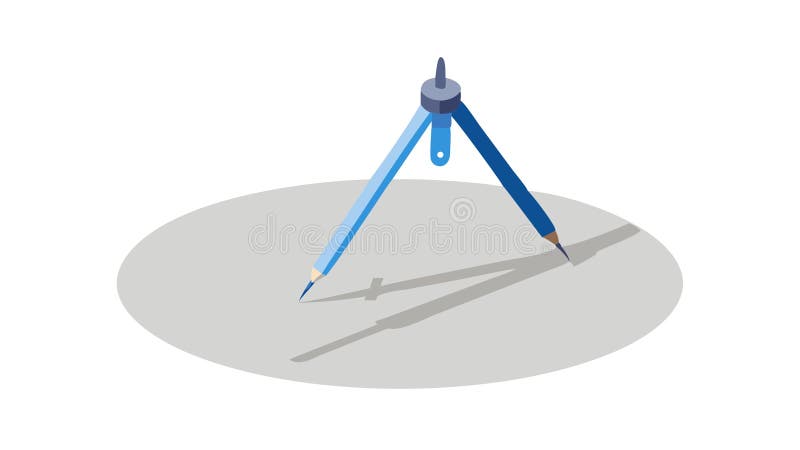Compass Tool Outline Minimal Flat Style Illustration, Vector Design ...