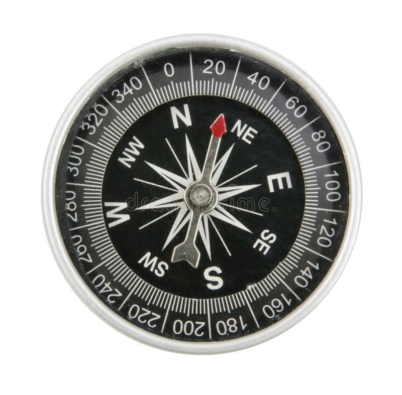 Compass top view stock photo. Image of geography, concept - 76330904