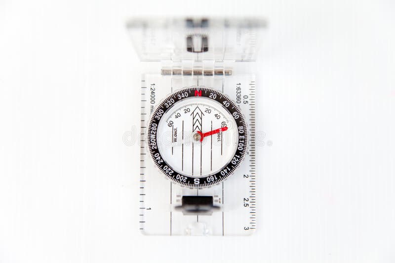 Compass on white isolate stock image. Image of compass - 24856107