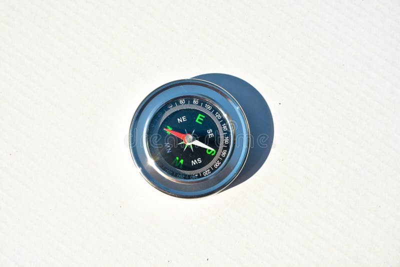 Compass on white. stock photo. Image of direction, degree - 82159918