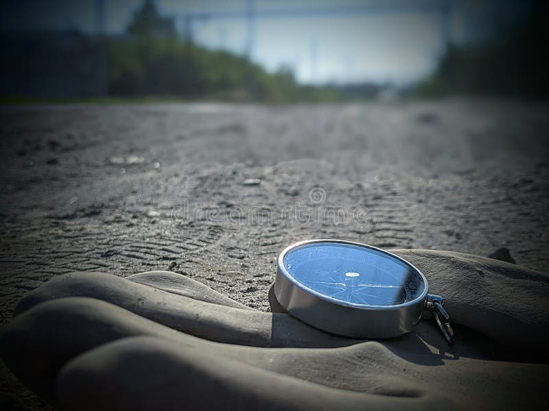 The Compass Will Show the Direction, Choose the Path Yourself Stock ...