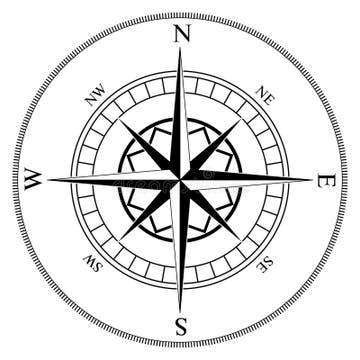 Compass wind rose stock vector. Illustration of adventure - 10167124