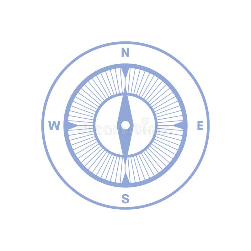 Compass, Wind Rose, World Directions Icon Stock Vector - Illustration ...