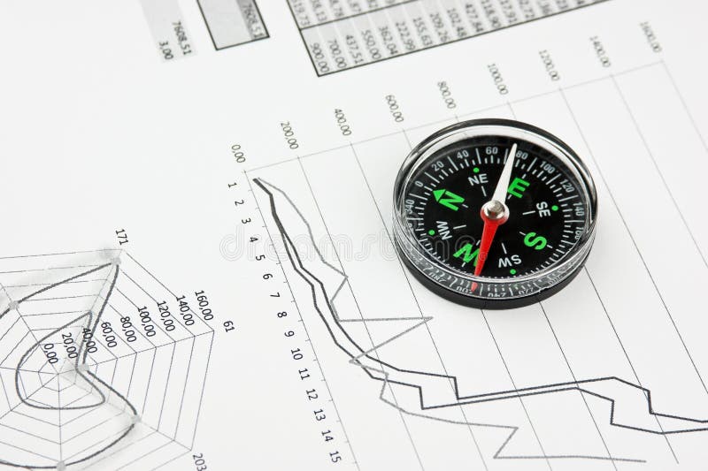 Compass and working paper stock photo. Image of chart - 173009568
