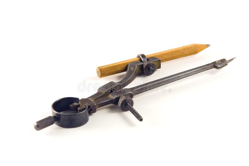 Drafting Compass stock photo. Image of draw, compass, precise - 3268750