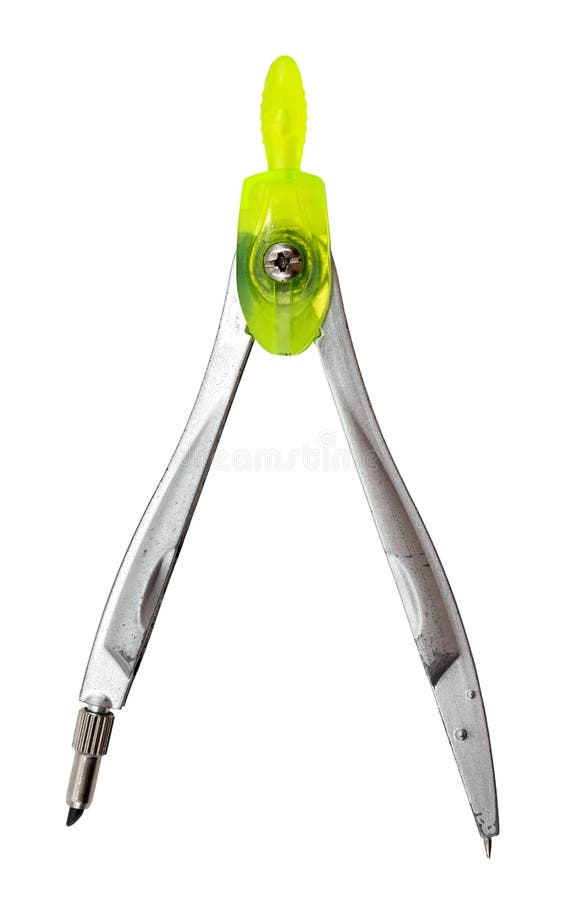 Compasses for Drawing on a White Background. School Compasses Isolate ...