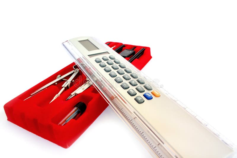 Compasses and ruler stock image. Image of plan, draw - 20440639