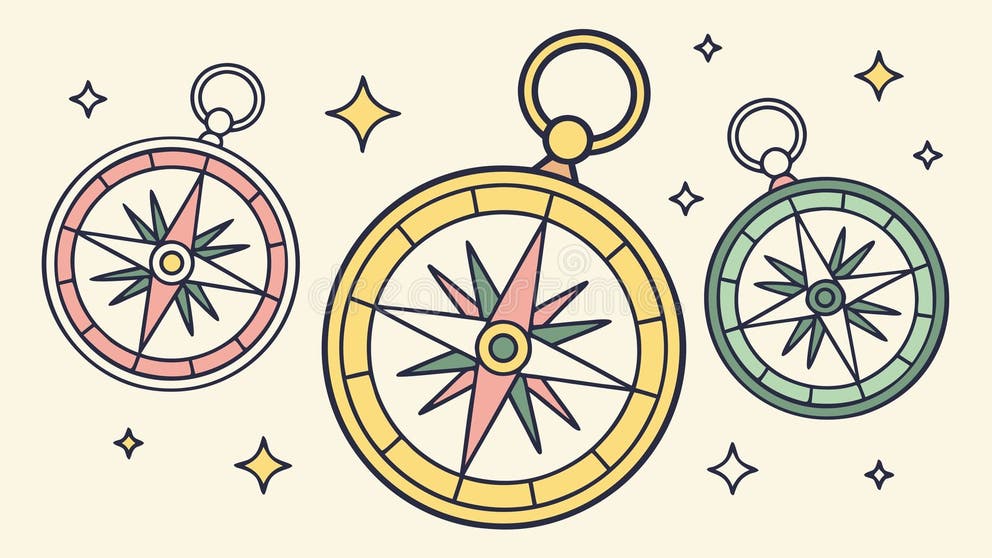 Compasses and Stars â€ Guidance for Celestial Navigation, Vector Design ...