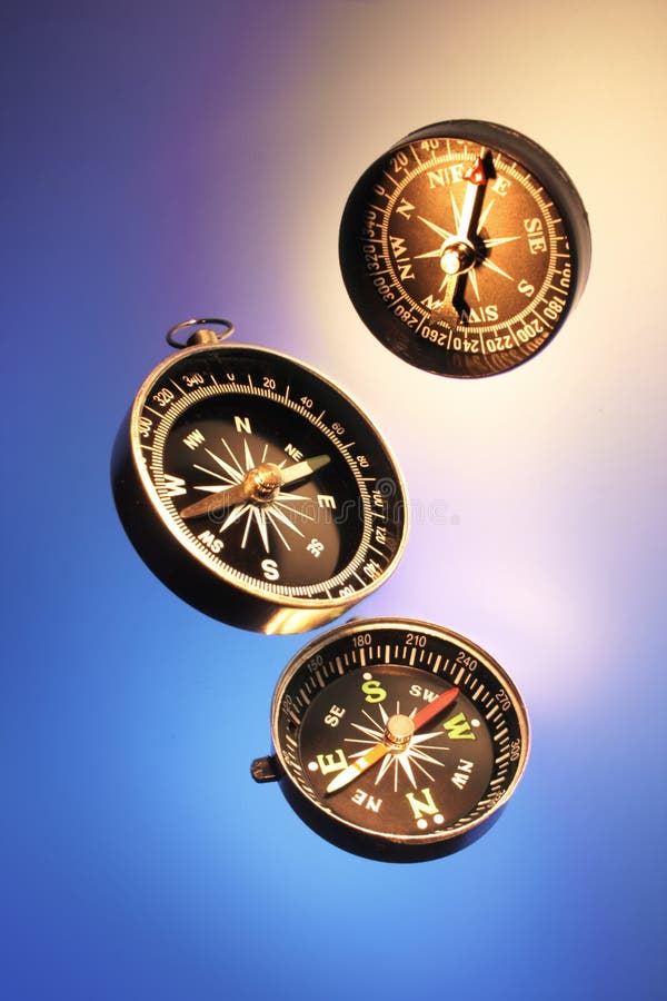 Compasses stock image. Image of geographical, equipment - 129769561
