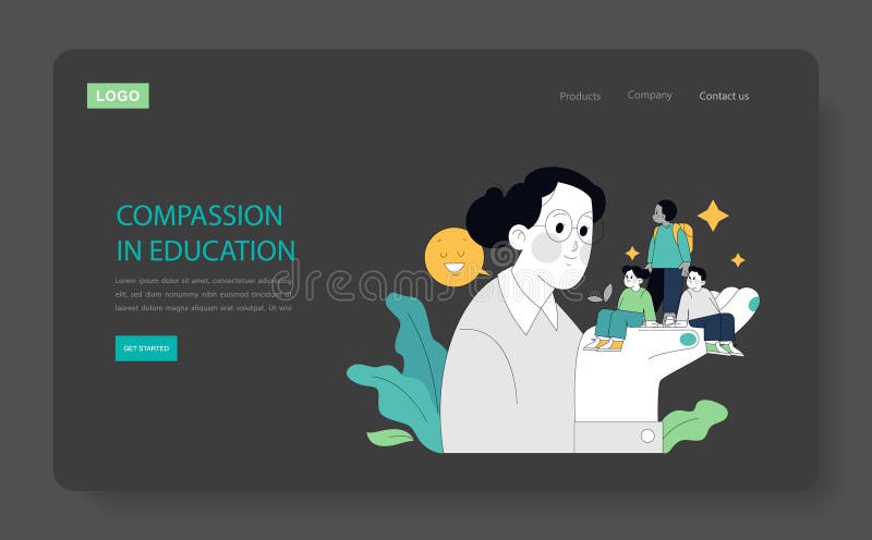 Compassion Focused Therapy. Flat Vector Stock Vector - Illustration of ...