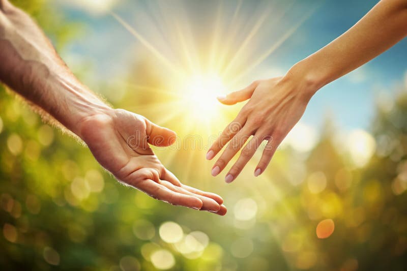 Compassionate Support and Assistance a Helping Hand Extends a Gesture ...