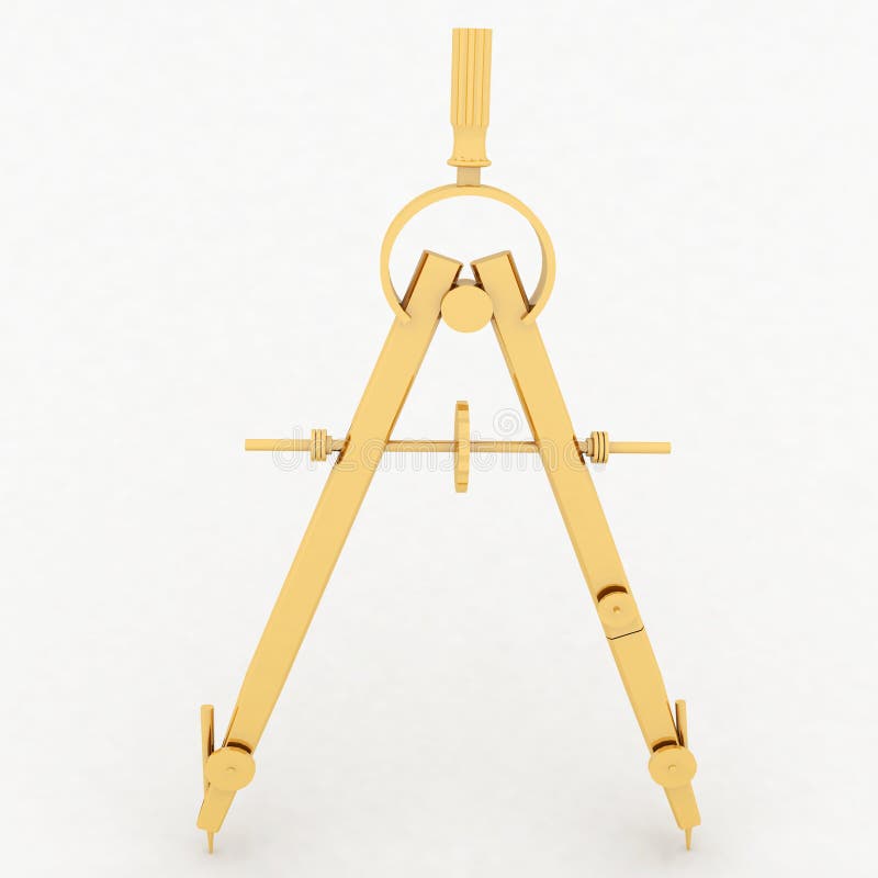 Compasso de desenho ilustração stock. Ilustração de desenhador - 21607852