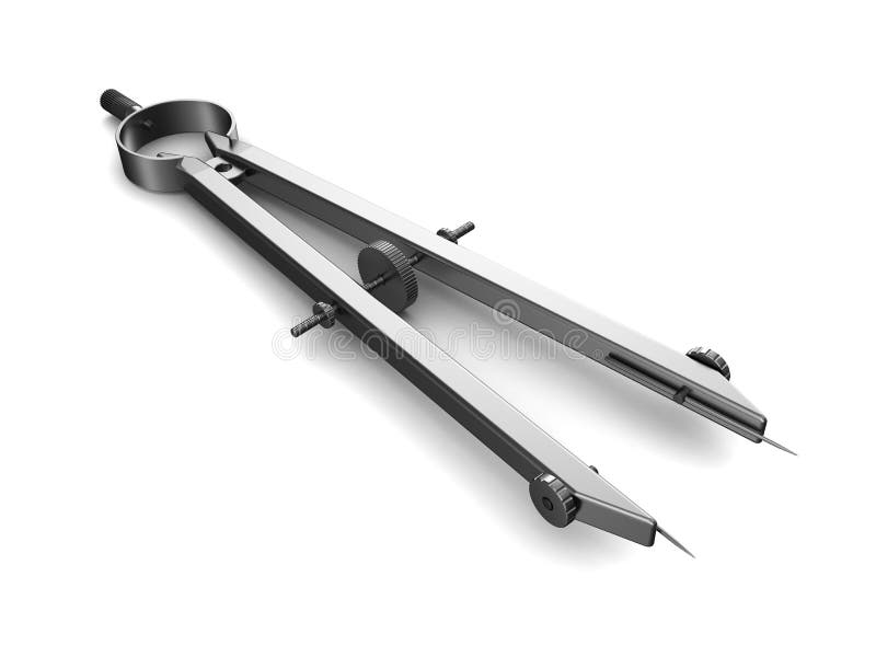 Compasso de desenho ilustração stock. Ilustração de ferramenta - 45069131