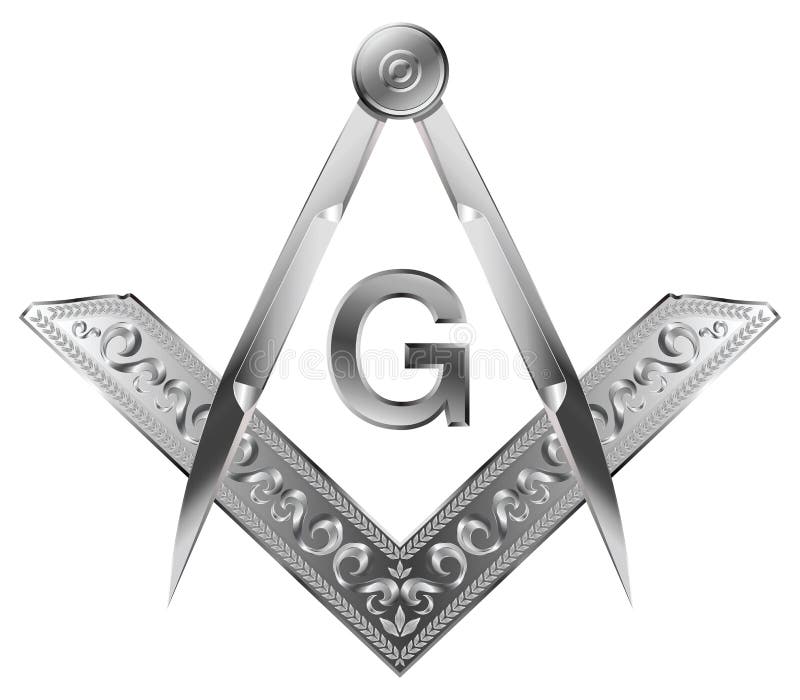 Quadrado & compasso ilustração do vetor. Illustration of sinal - 29797146