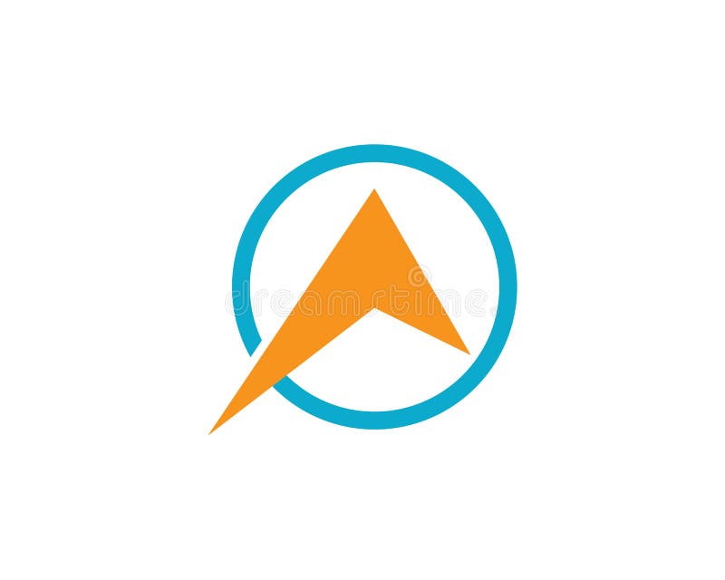 Compasso Logo Template ilustração do vetor. Ilustração de leste - 120524812