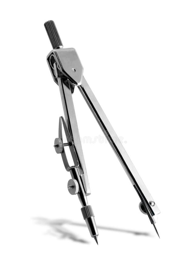 Compasso metálico foto de stock. Imagem de desenho, instrumentos - 19360202