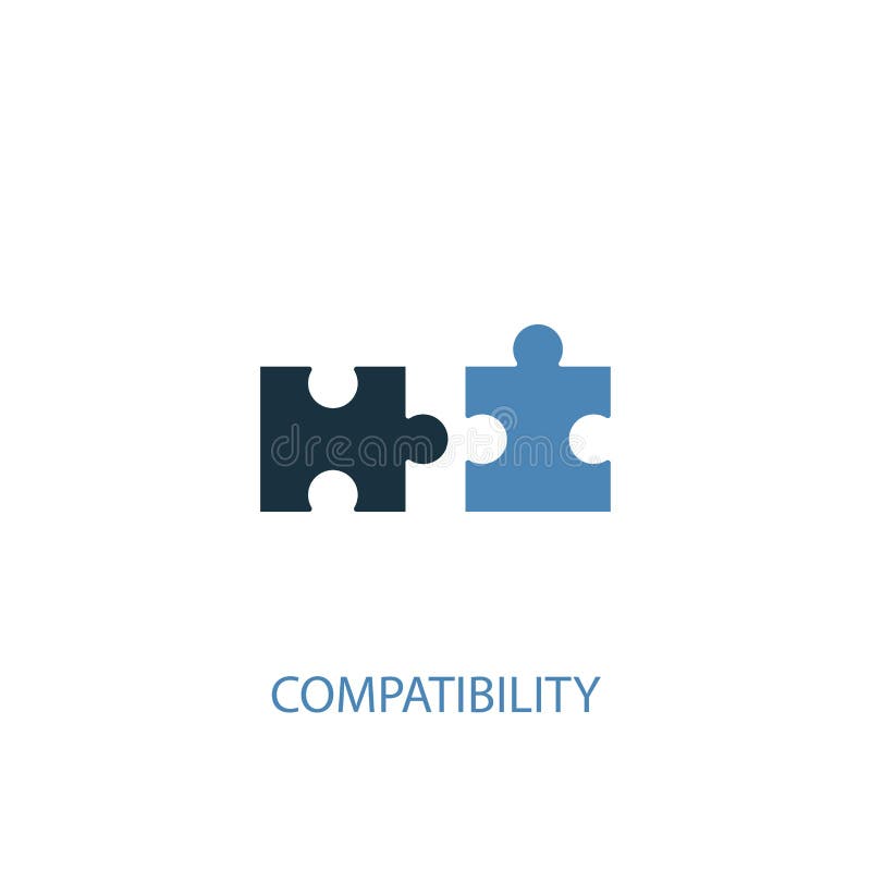 Compatibility Line Icon. Simple Icon Stock Vector - Illustration of ...