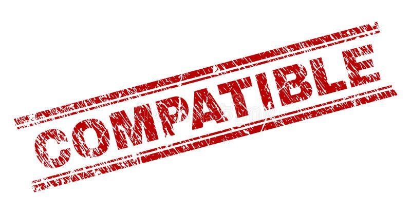 Compatible Grunge Rubber Stamp Stock Vector - Illustration of ...
