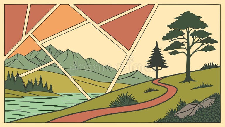 Compelling Abstract Geometric Face with a Determined, Focused Look ...