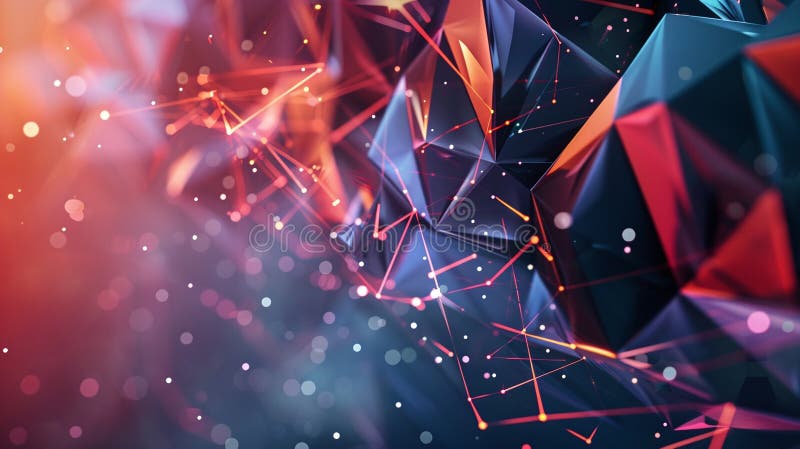 Compelling Abstract Low Poly Design for Modern Banner Backgrounds Stock ...