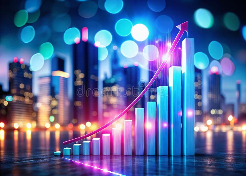 Visualizing Business Growth an Ascending Bar Graph for Data Analysis ...
