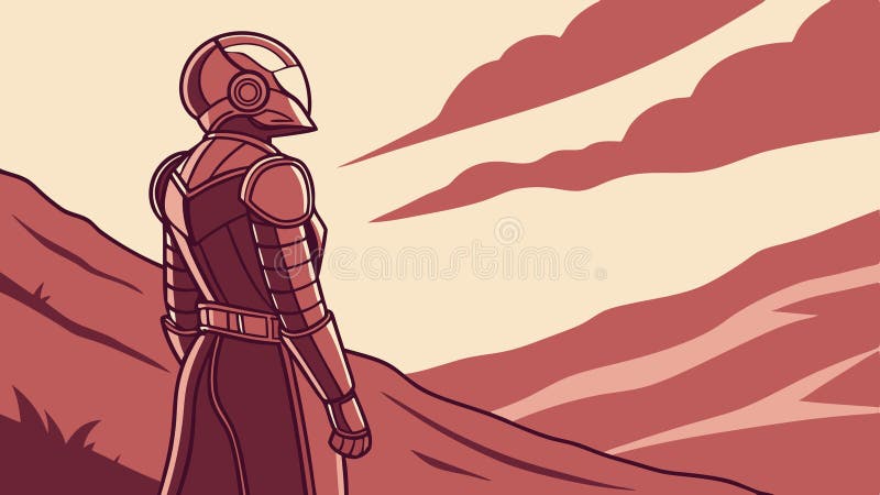 Futuristic Cyborg Soldier, Advanced Warfare Concept, Vector Design ...