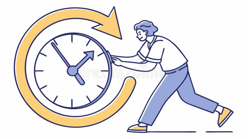 Time Management and Productivity Concept, Vector Design Generative AI ...