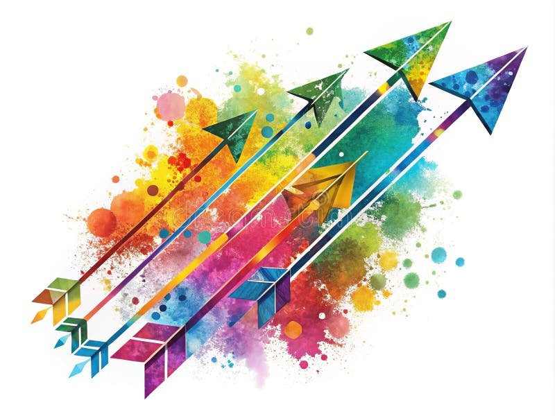 A Grunge Arrow Vector Set Unique and Modern Abstract Design Elements ...