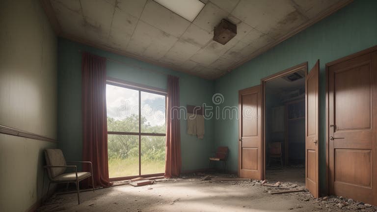 A Compellingly Intriguing Looking Room with a Chair and a Window AI ...