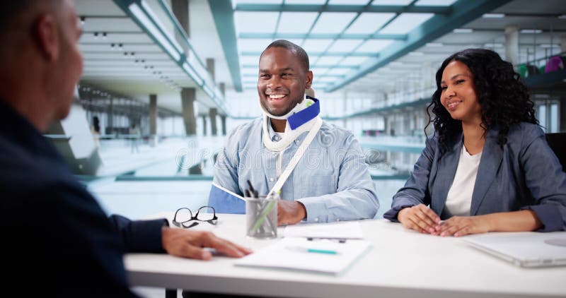 Compensating the Injured Worker Stock Photo - Image of claim, injured ...