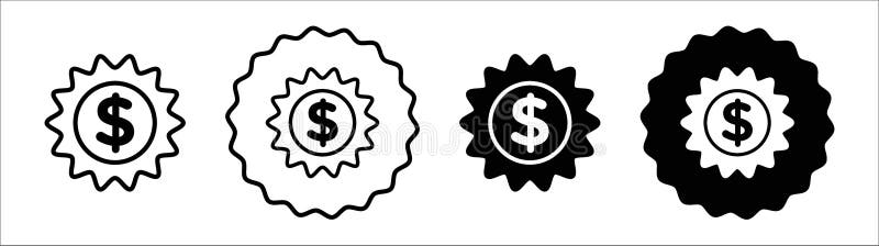 Compensation Icon Symbol Set Collection. Compensation Simple Vector ...