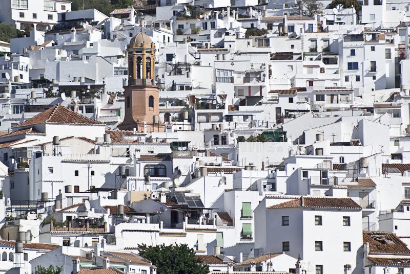 Competa stock image. Image of coast, famous, beautiful - 23834051