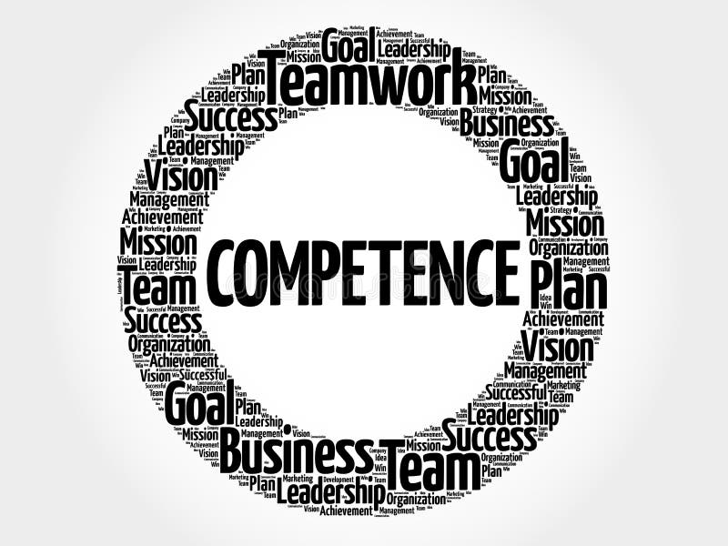 COMPETENCE Word Cloud Collage Stock Illustration - Illustration of ...