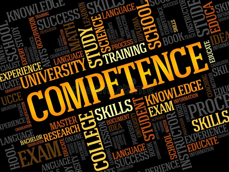 COMPETENCE Word Cloud Collage Stock Illustration - Illustration of ...