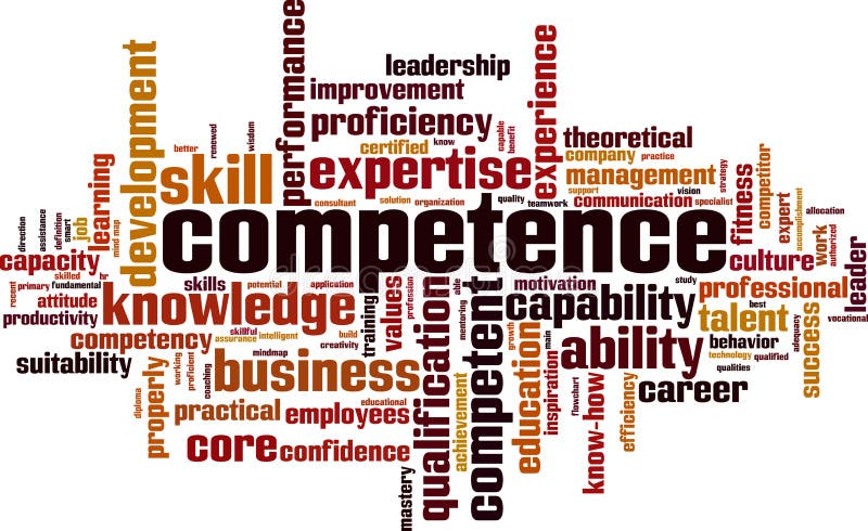 COMPETENCE Word Cloud Collage Stock Illustration - Illustration of ...