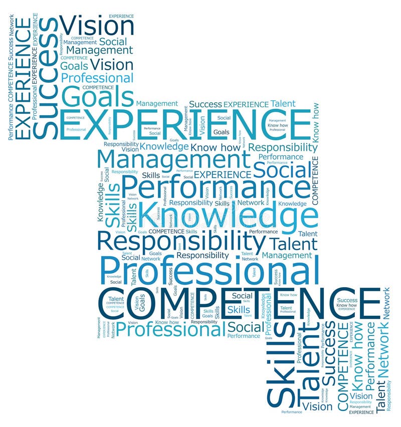 Professional Competence and Experience Stock Illustration ...