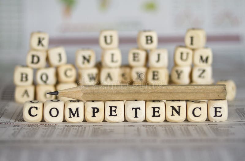 Competence word cloud stock photo. Image of competence - 46977996