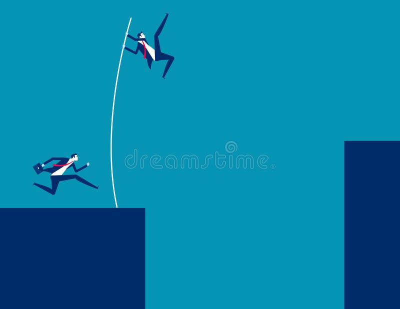 Competencia comercial ilustración del vector. Ilustración de ...