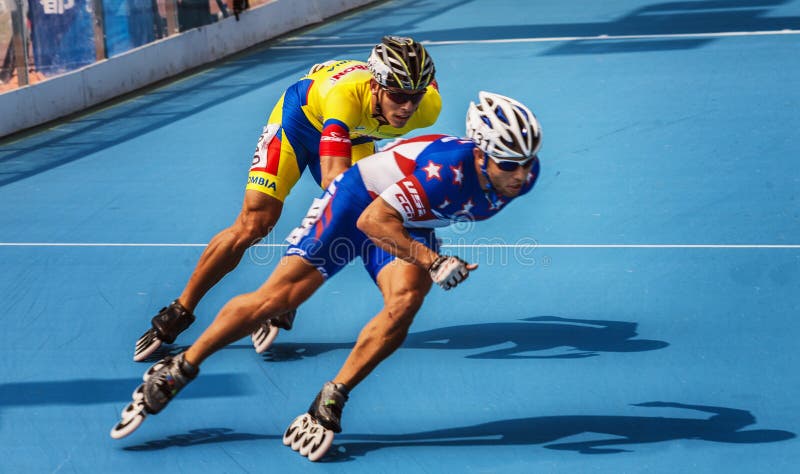 Competencia Del Patinaje Sobre Ruedas Foto editorial - Imagen de ...