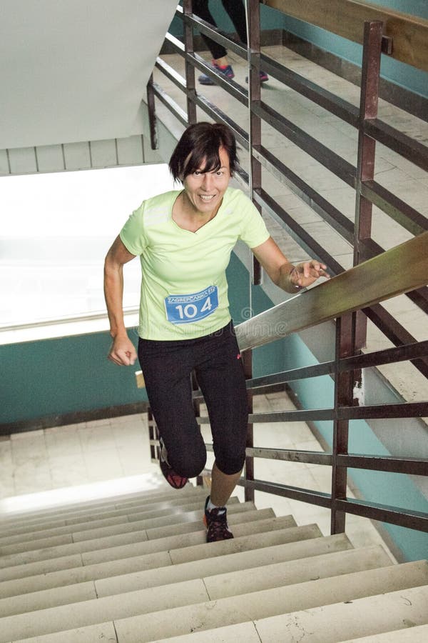 Competencia Zagrepcanka 512 De Towerrunning Imagen de archivo editorial ...