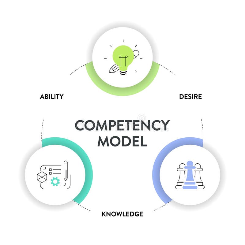 Competency Model Diagram Infographic Framework Chart Illustration ...