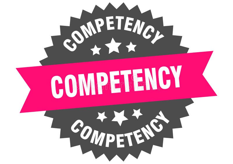 Competency Round Pink Label Stock Illustrations – 6 Competency Round ...