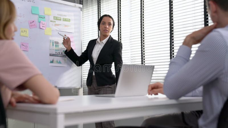 Competent Office Workers from Various Nationalities in the Meeting Room ...