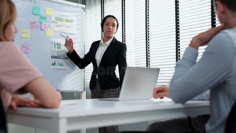 Competent Office Workers from Various Nationalities in the Meeting Room ...