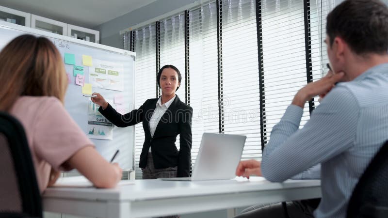 Competent Office Workers from Various Nationalities in the Meeting Room ...